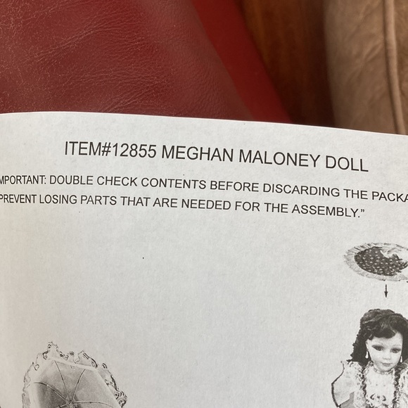 Vintage | Accents | Meghan Maloney Irish Porcelain Doll Collectible New ...